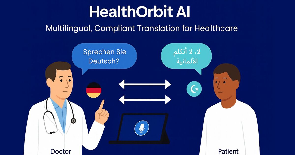 HealthOrbit AI – Multilingual, Compliant Translation for Healthcare ...